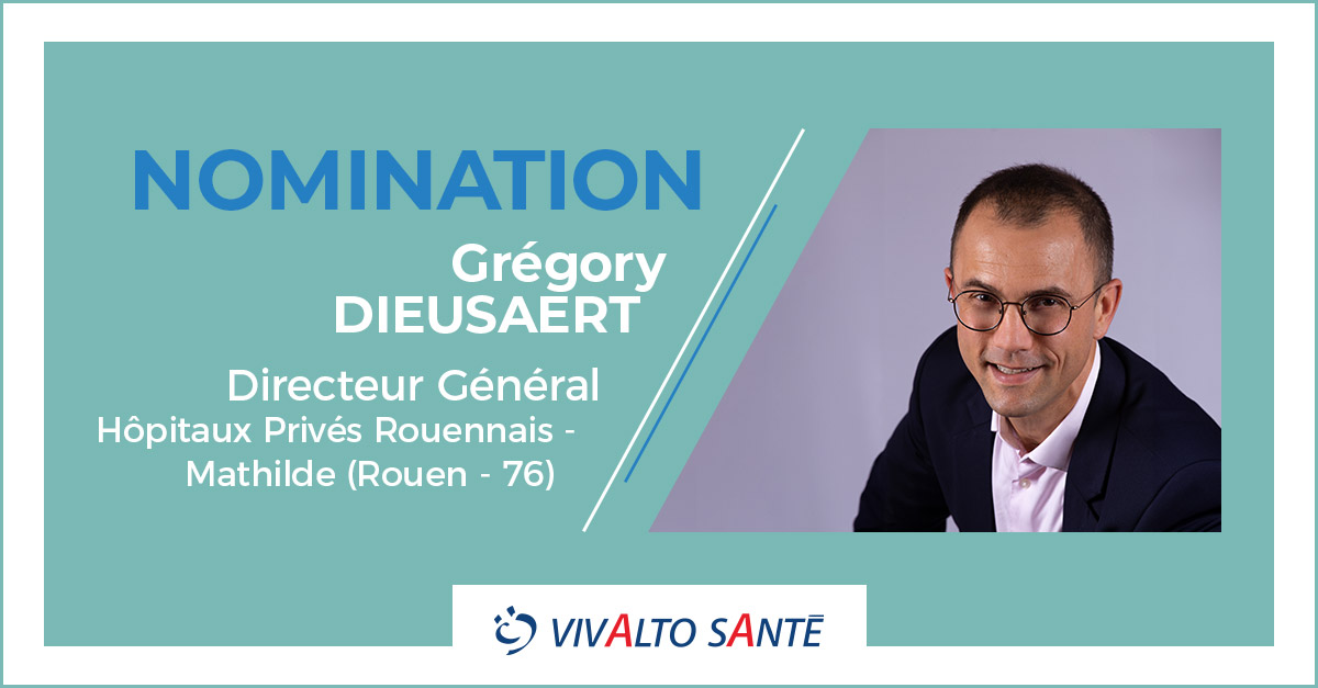 Grégory Dieusaert, DG des Hôpitaux Privés Rouennais - Mathilde