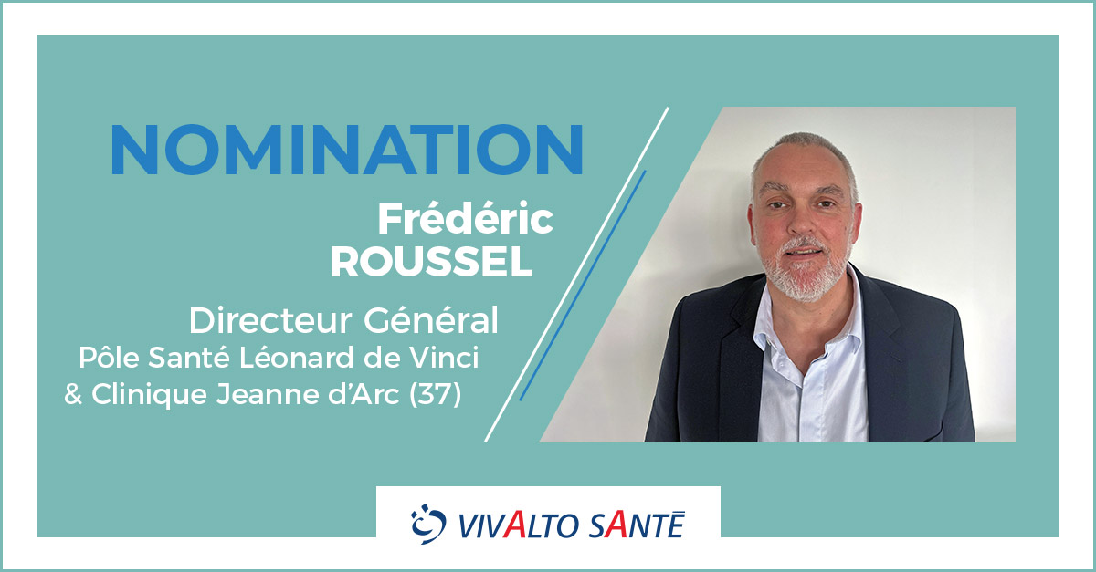 Nomination de Frédéric Roussel - Vivalto Santé